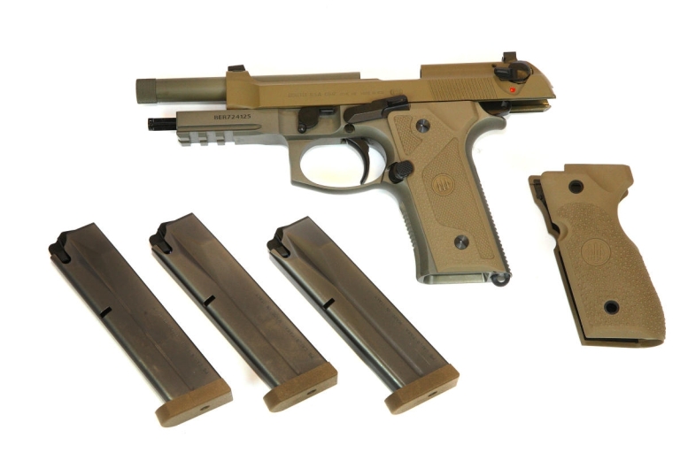 Beretta M9A3 - Kaliber 9x19mm - Pistole - FDE - Set - Dienstpistole