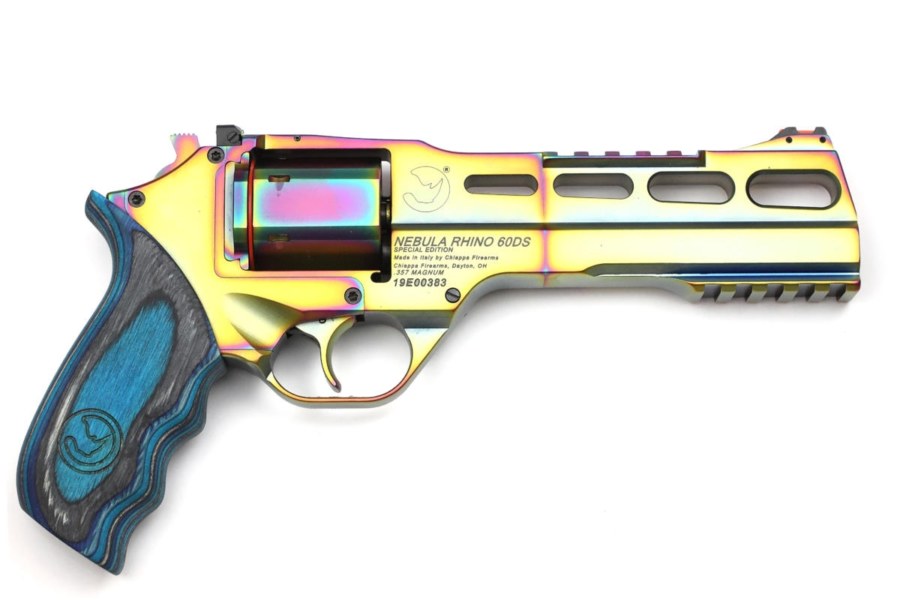 Rhino Revolver 60DS Nebula - Multi Color PVD - 357Mag