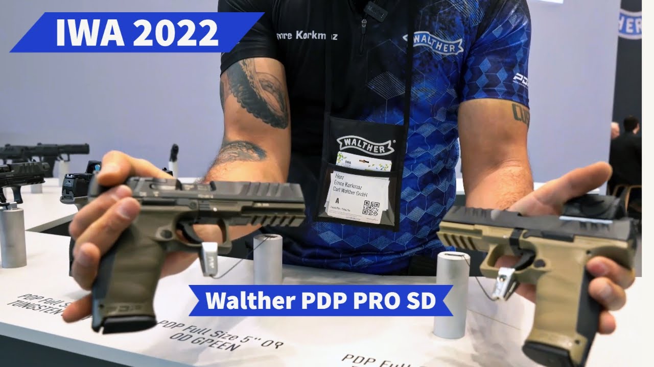 Walther PDP FS PRO SD - Dienstpistole - Polymer Waffe